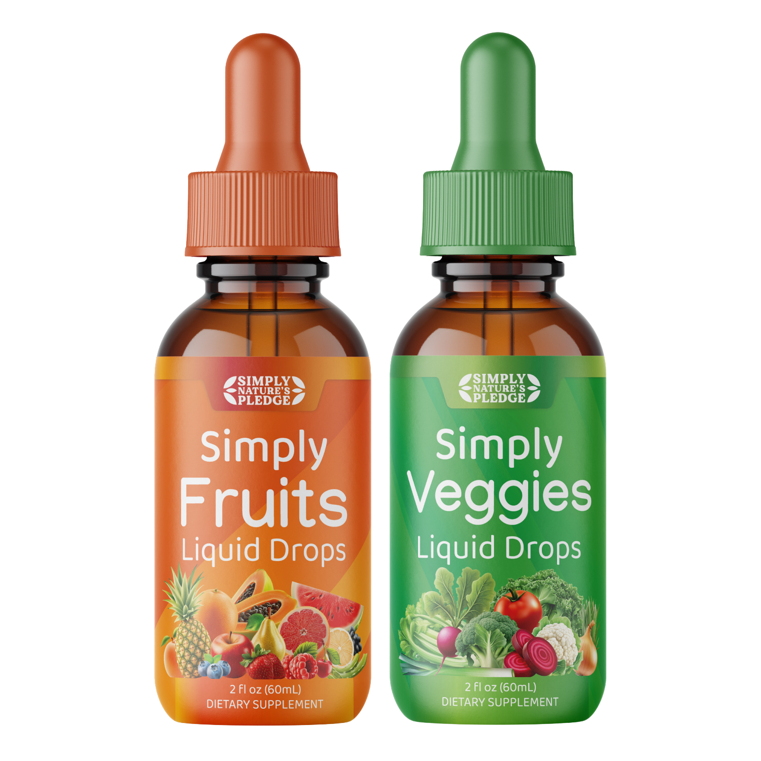 Simply Fruits & Veggies Liquid Drops – Simply Nature's Pledge